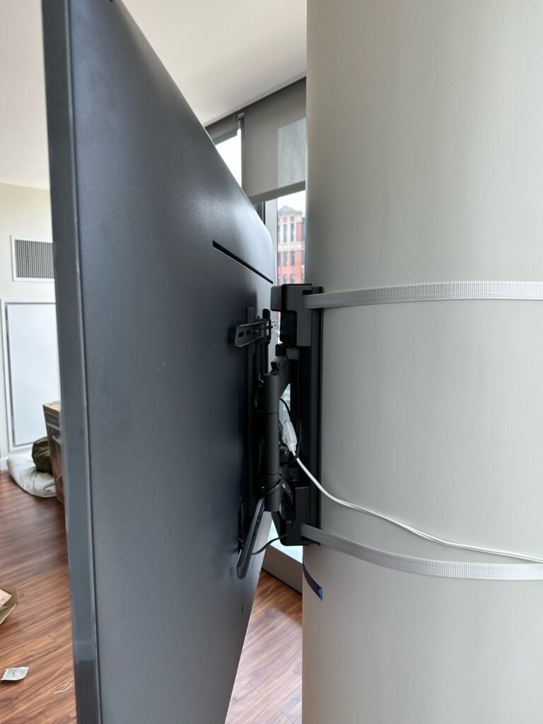 Install Of The Week: TV Mounting On Posts - Mr Home Guy, Florida